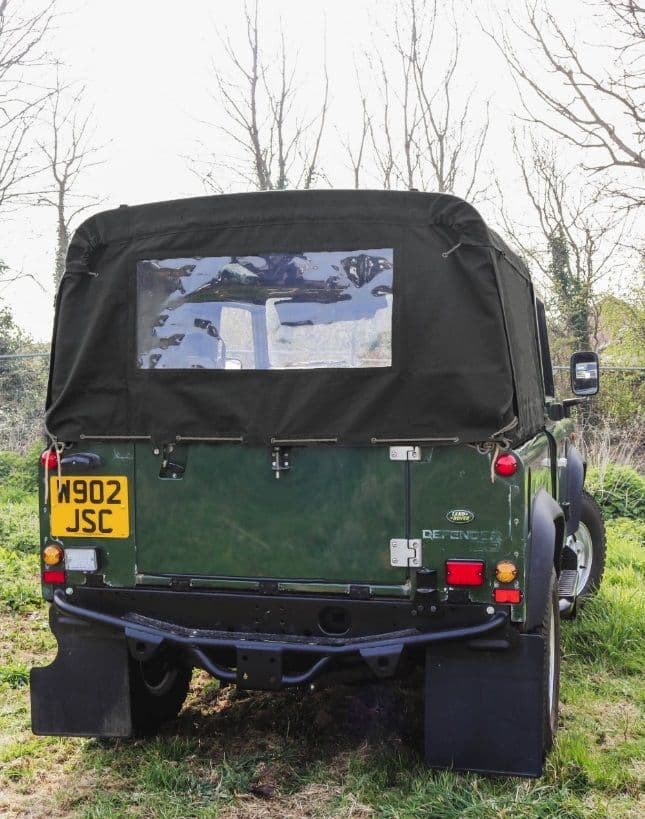 90 Soft Top Heavy Duty Bar Set with Canvas Hood