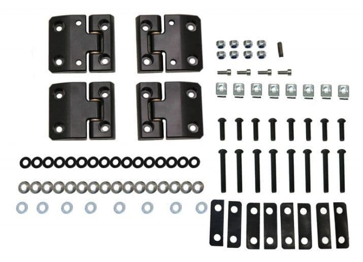 Black Defender 110 Billet Aluminium & x28;Front/Second Row& x29; Door ...