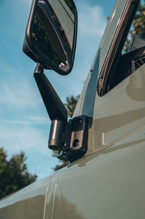 Black Defender 110 Billet Aluminium & x28;Front/Second Row& x29; Door ...