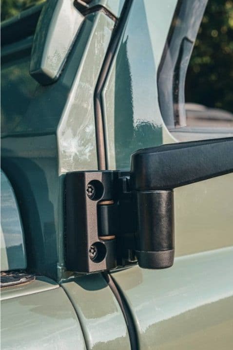 Black Defender 110 Billet Aluminium & x28;Front/Second Row& x29; Door ...