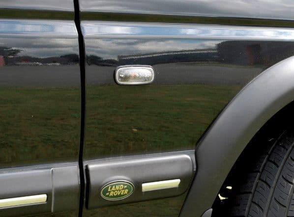 Clear Single Indicator Light with Orange Bulb