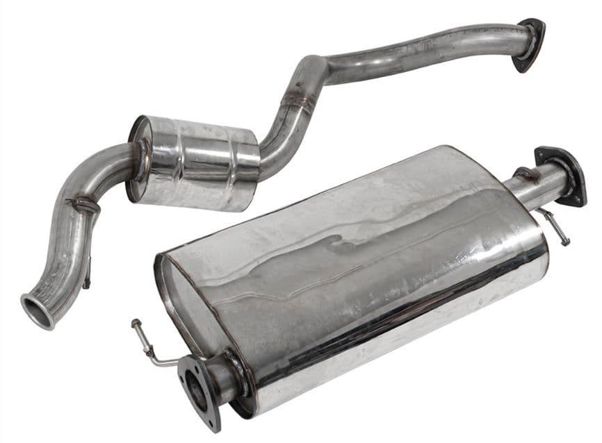 Defender 90 2 4 - Stainless Steel Exhaust System - DA2773