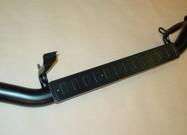 Defender 90 Fire and Ice Side Steps - Black