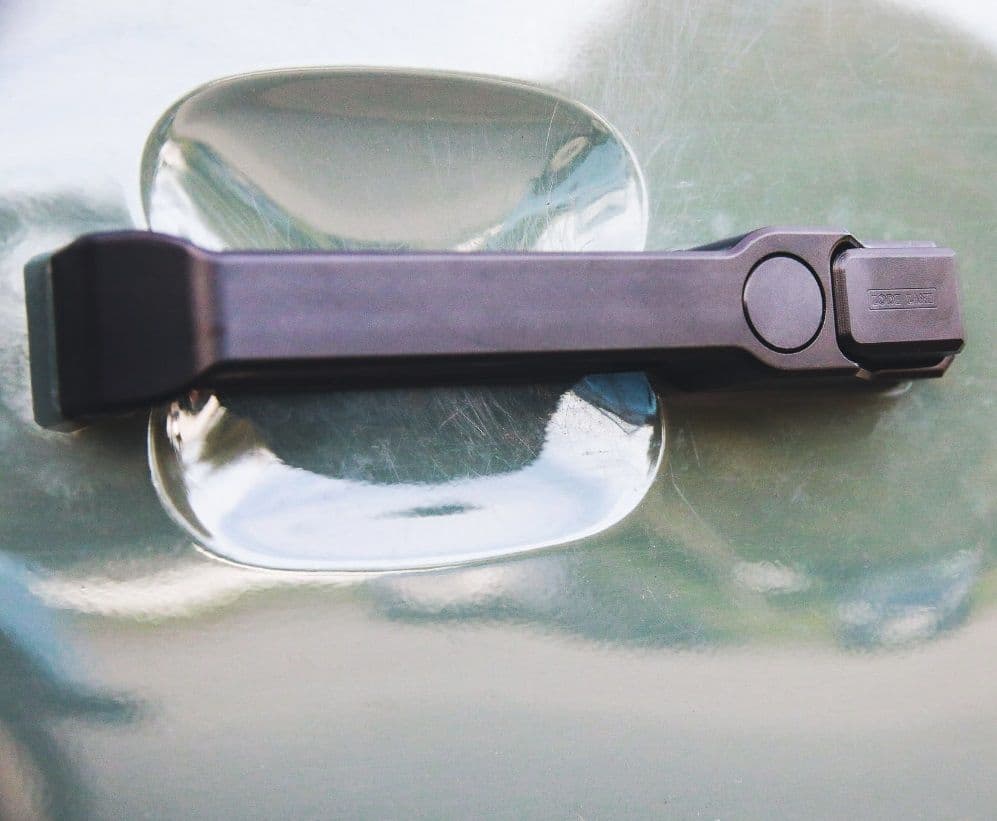 Defender Exterior Black Door Handle Pair