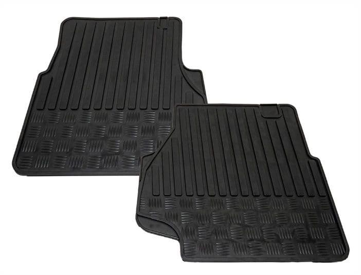 Defender Front Floor Rubber Mat Set Pair