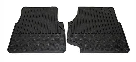 Defender Front Floor Rubber Mat Set Pair