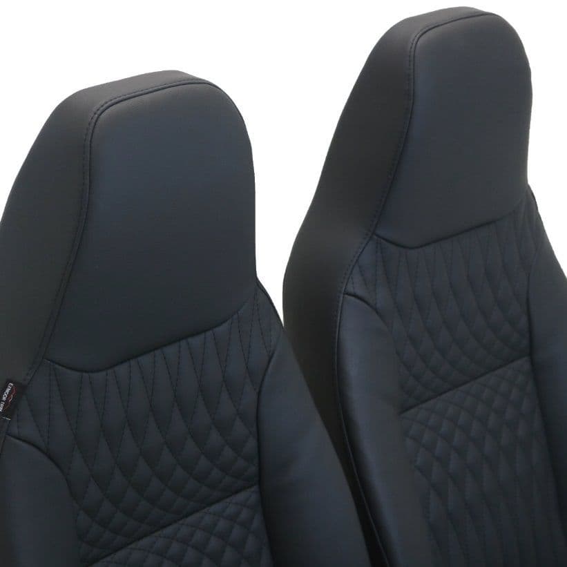 Defender Puma Premium Seat Heated - Black Vinyl Vault - EXT307-VLT