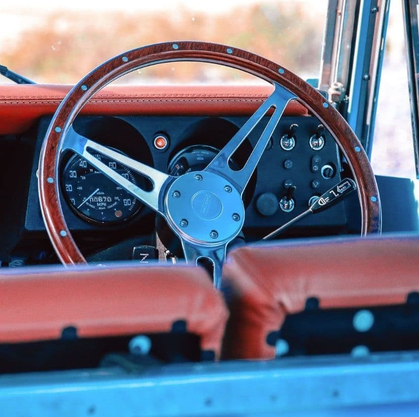 Evander Wood Rim Steering Wheel