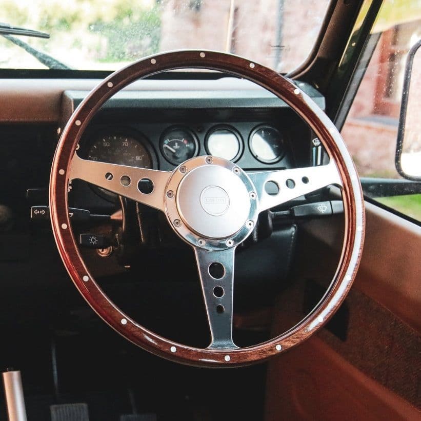 Lignum Wood Rim Steering Wheel
