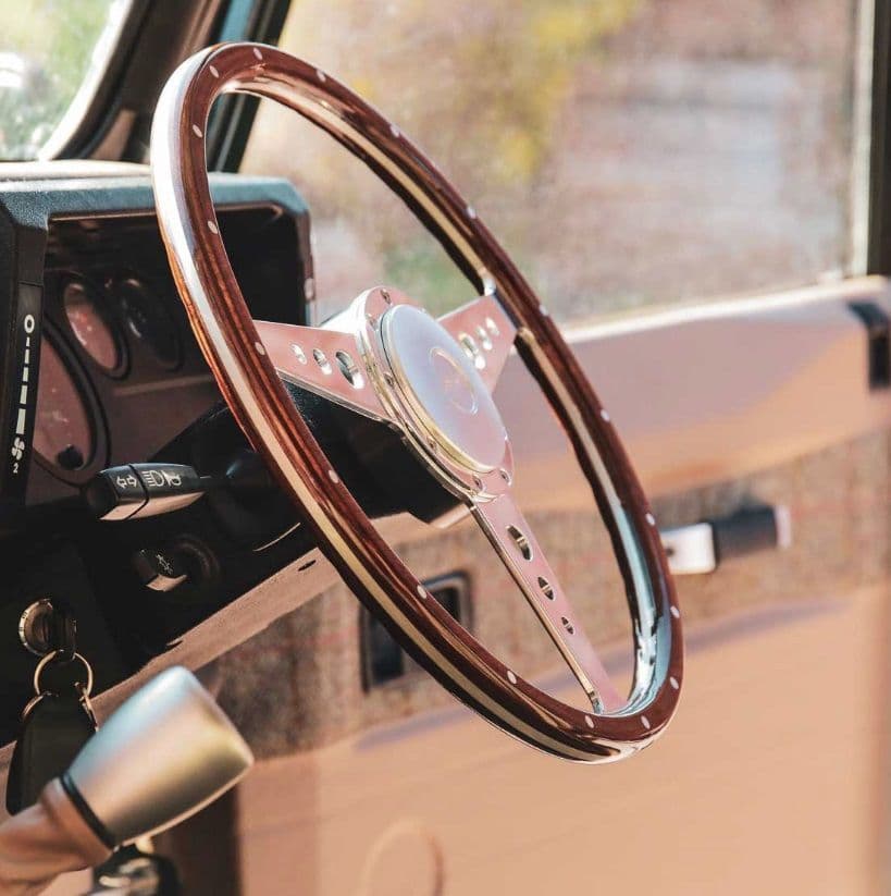 Lignum Wood Rim Steering Wheel