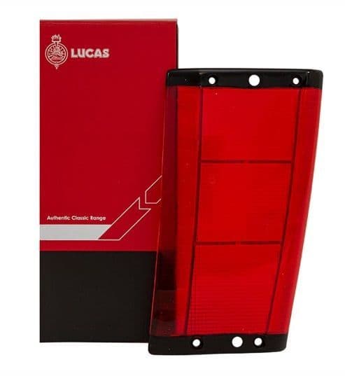 RRC LHS Rear Side Light Lens with Black Border - RTC4589LUCAS