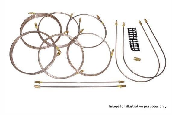 Series 2 SWB RHD Ready Made Brake Pipe Set - DA7400