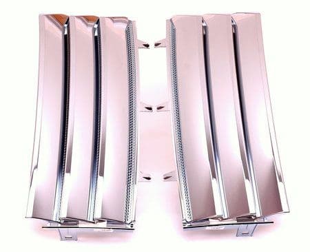 Triple Side Vents Complete PAIR - CHROME - Range Rover L322