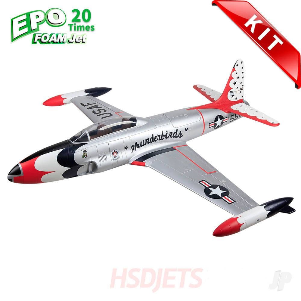 HSD Jets T-33 8kg Turbine Foam Jet Thunderbird Kit HSDA48010300