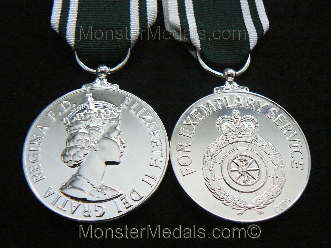 AMBULANCE LONG SERVICE MEDAL FULL SIZE REPLACEMENT COPY