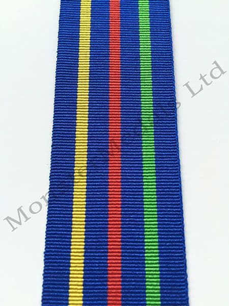 Civil Defence Long Service Medal Full Size Medal Ribbon