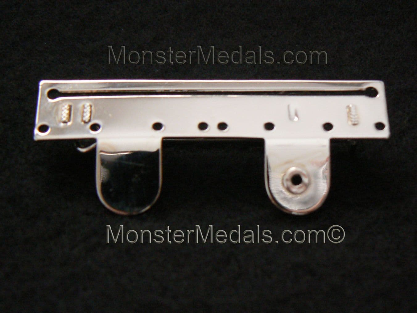 FULL SIZE MEDAL MOUNTING BROOCH BAR 2 SPACE