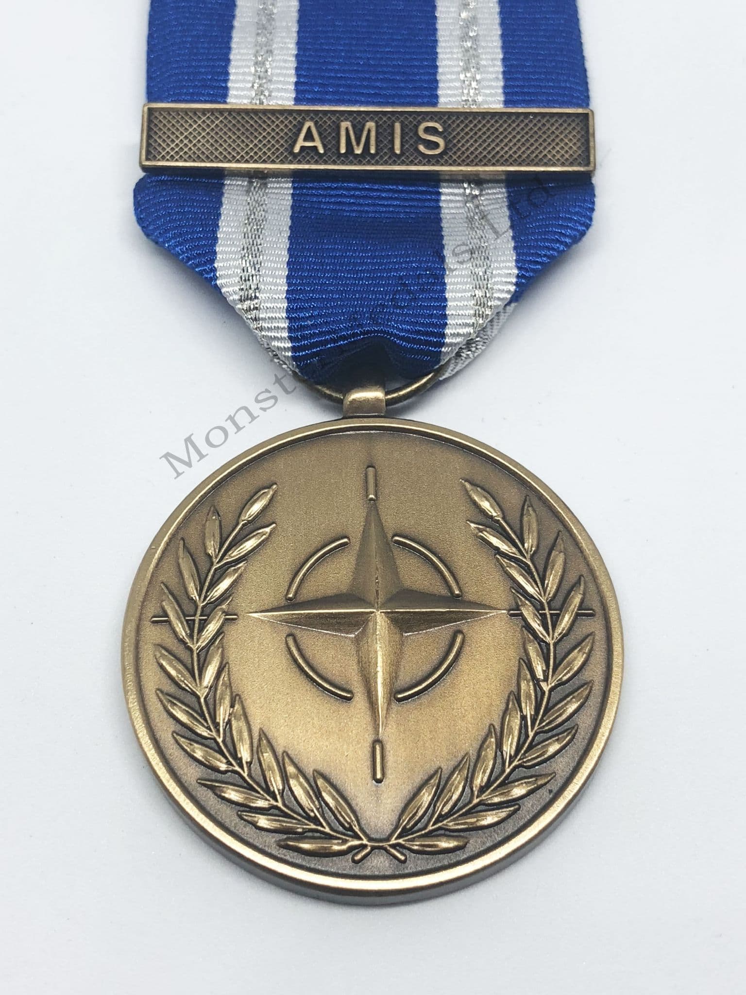 Full size Nato Amis Sudan medal
