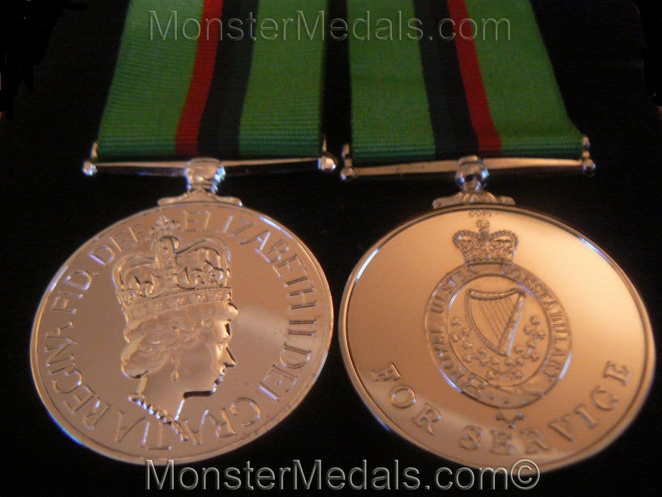 FULL SIZE ROYAL ULSTER CONSTABULARY RUC MEDAL PRE 2001