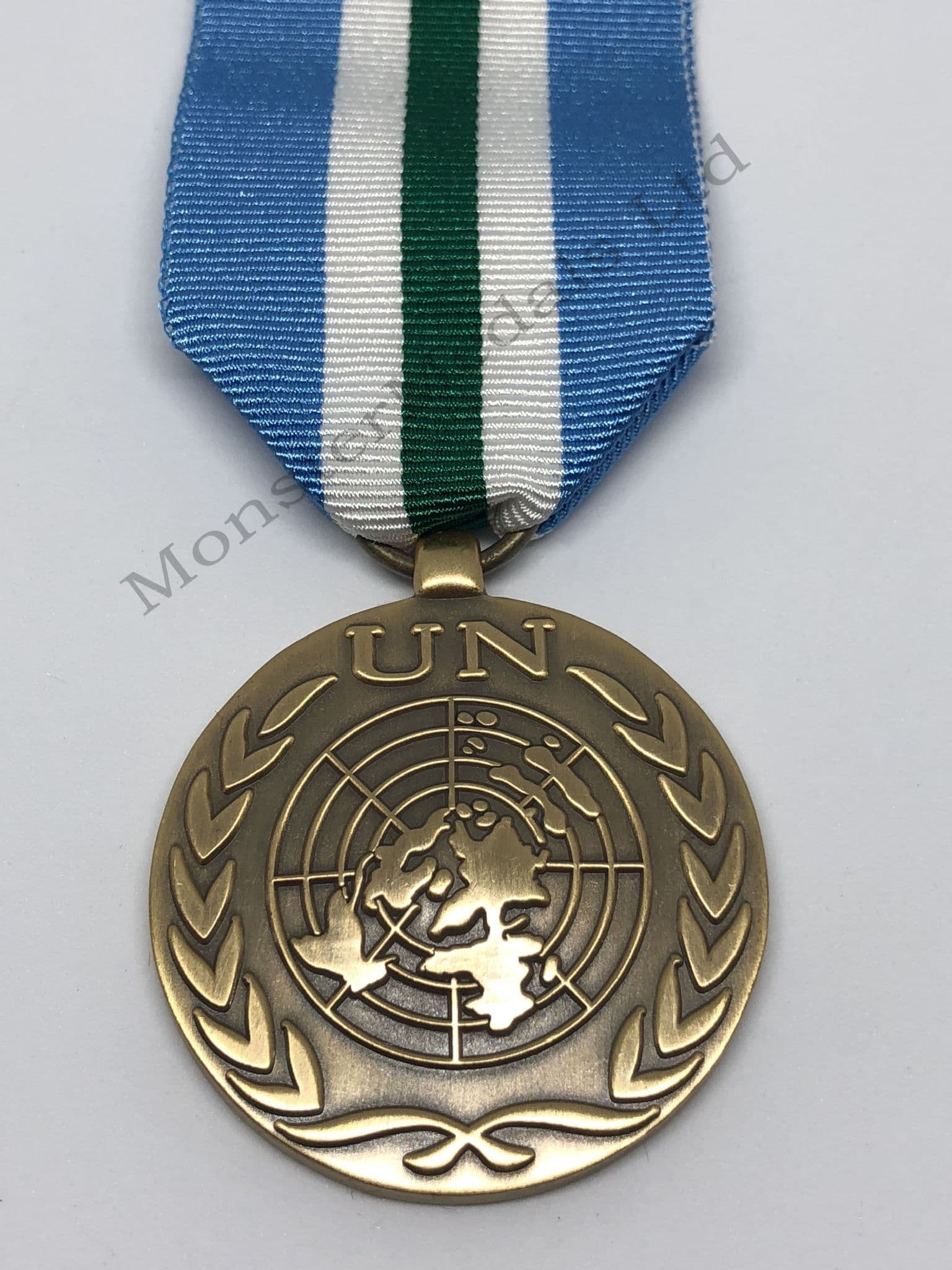Full size United Nations UN Tajikistan Medal UNMOT