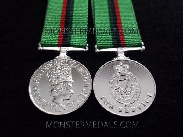 MINIATURE ROYAL ULSTER CONSTABULARY RUC MEDAL PRE 2001 RIBBON