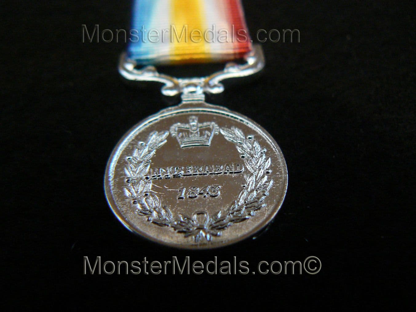 MINIATURE SCINDE MEDAL 1843