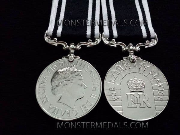 PRISON LONG SERVICE MEDAL FULL SIZE REPLACEMENT COPY EIIR