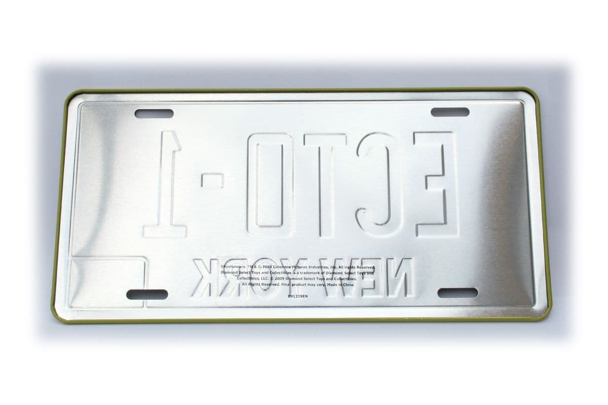 Ghostbusters Replica Number Plate Ecto -1