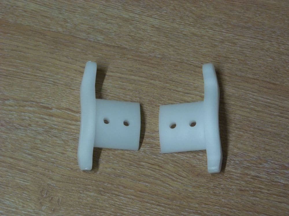 Plastic Endlocks for 3" curved steel laths