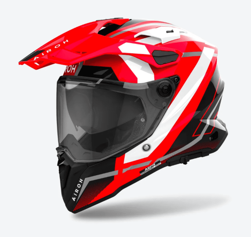 Airoh Commander 2 Adventure Helmet Mavick Gloss Red