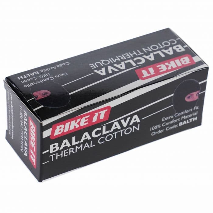 Bike It Black Thermal Balaclava BALTH