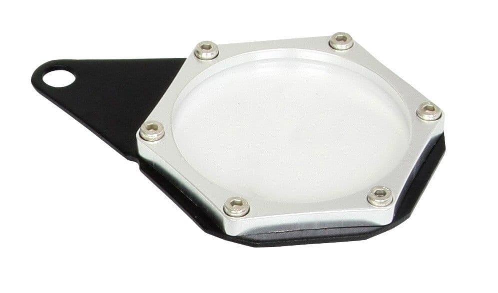 Bike it Hexagon Tax Disc Holder Chrome TDHHCH