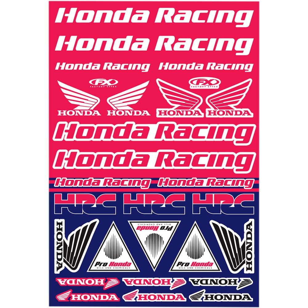 Factory Effex Decal Kit Honda Racing