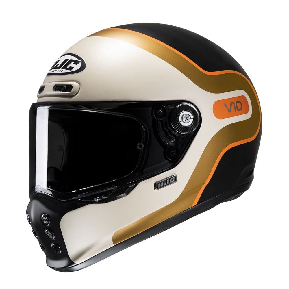 HJC V10 Grape Gold/Orange