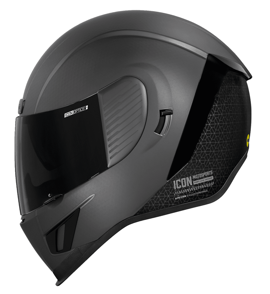 Icon Airform Mips Helmet Counterstrike Silver incl Dark Smoke Visor