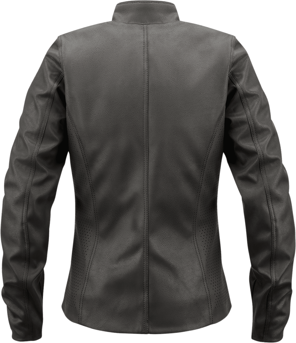 Icon Tuscadero2 Ladies Leather Jacket Black