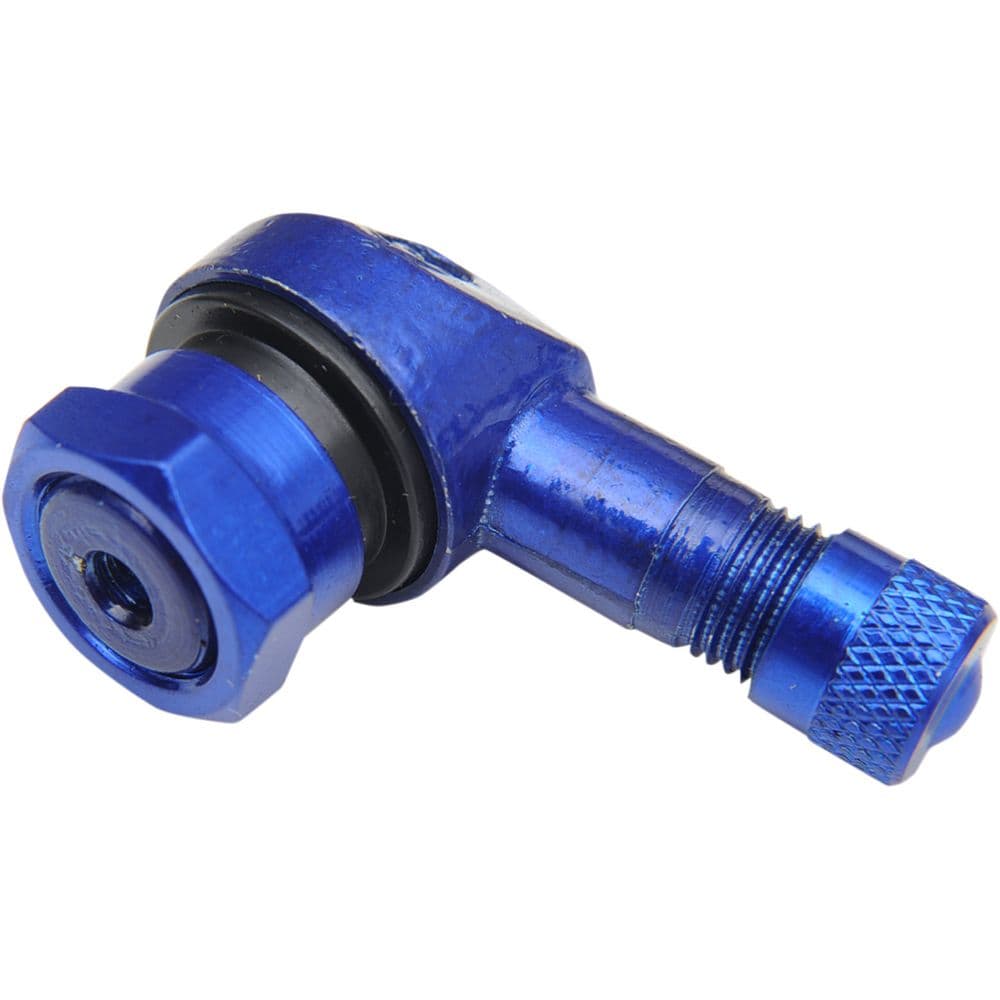 K&L Valve Stem 10mm 90 Bend Blue