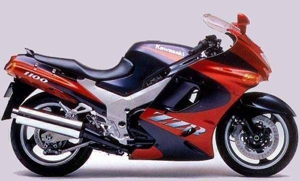 Kawasaki ZX1100 ZZR1100 D1-D5 93-97