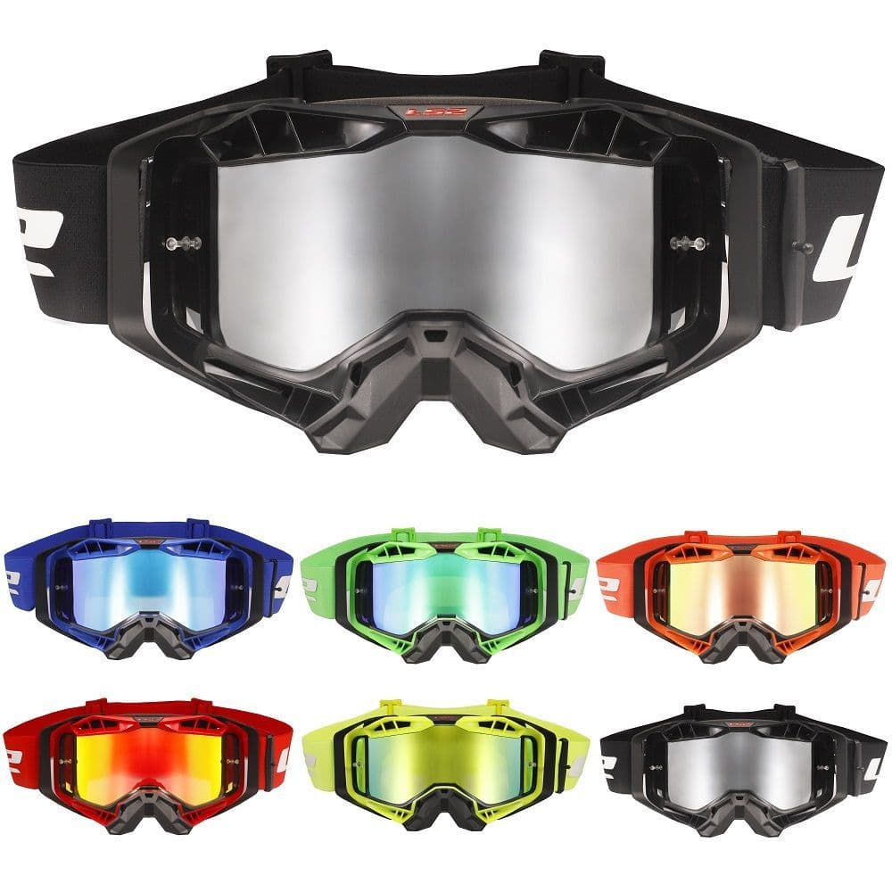 LS2 Aura Pro Pinlock Goggles incl Iridium Visor