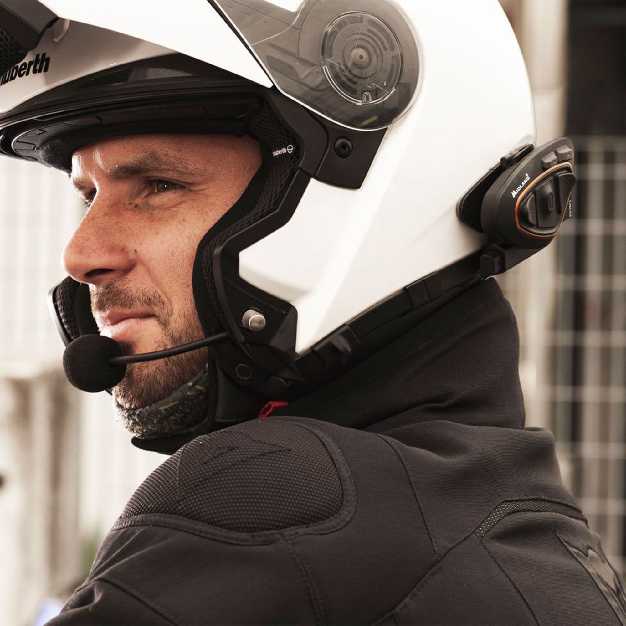 Midland BTX1 Pro-S Bluetooth Intercom System Single Pack C1411 04