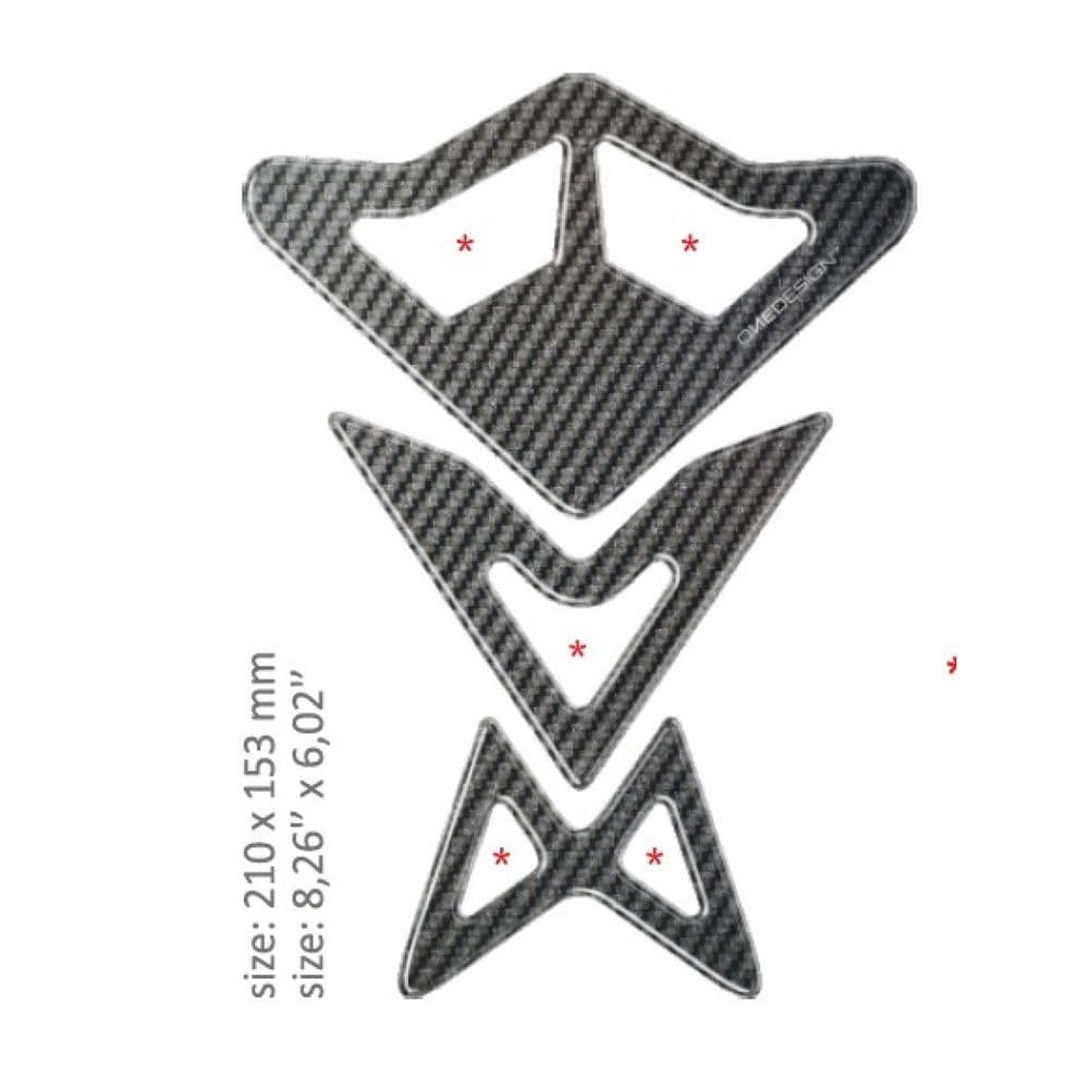 OneDesign Tankpad Sun Carbon Look