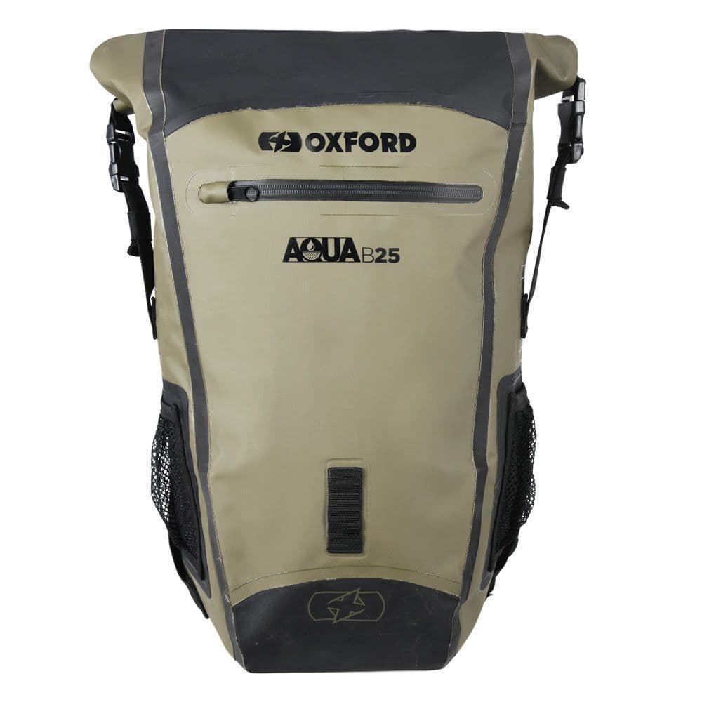 Oxford Aqua B-25 All-Weather Backpack Khaki/Black OL406