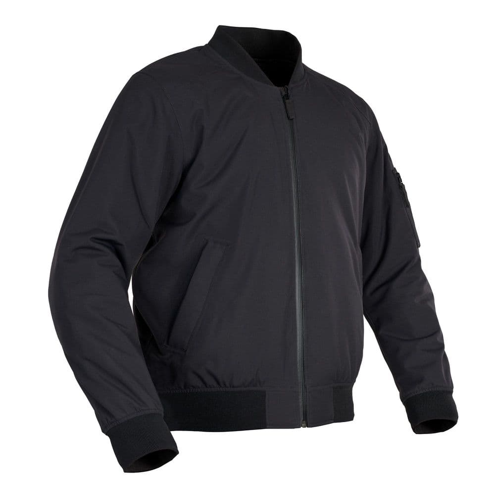 Oxford Bomber D2D Textile Jacket Black