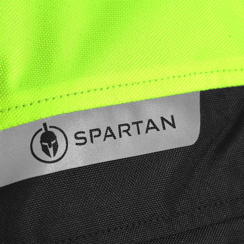 Oxford Spartan Long Textile Jacket Black/Fluo