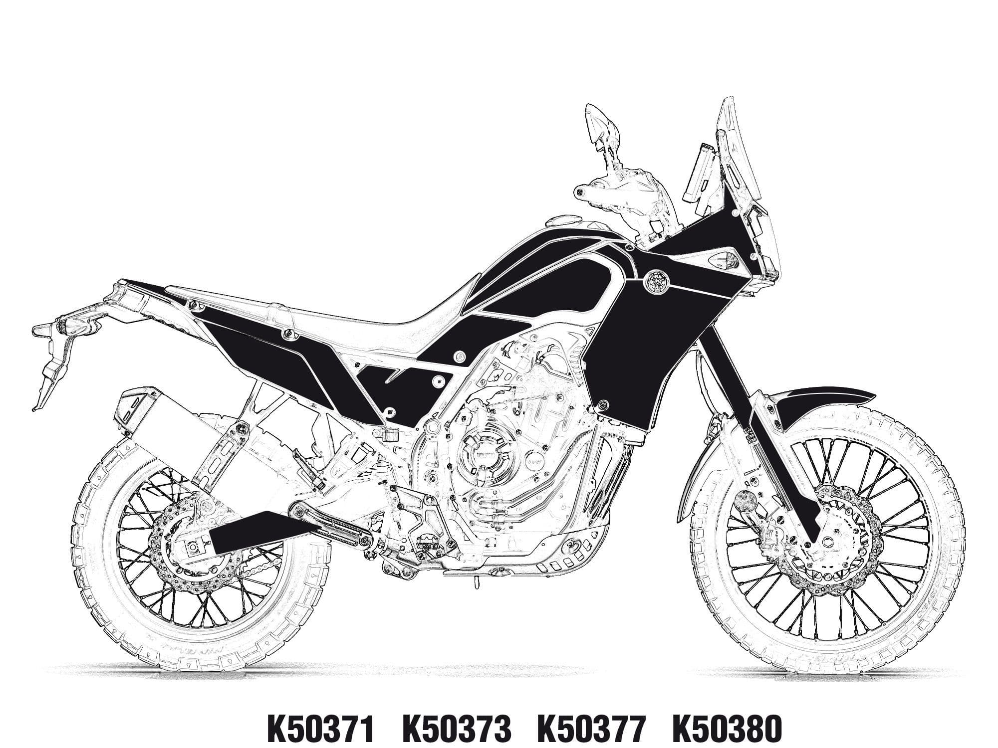 Uniracing Decal Kit Yamaha Tenere 700 60th 19-23