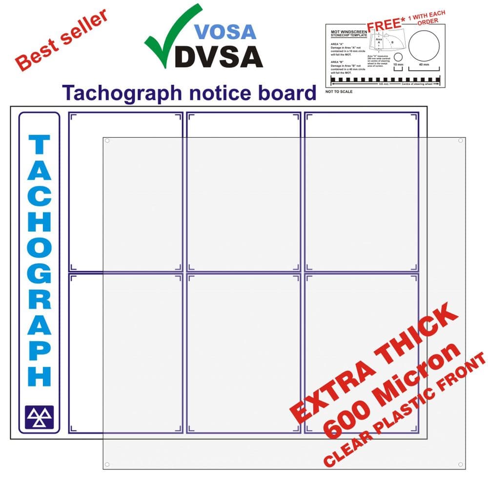 1d - Tachograph Standard Notice board