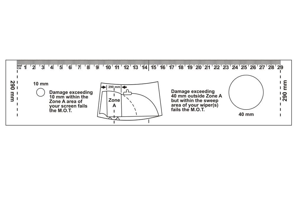 1g - MOT Windscreen Damage Assessment Rule