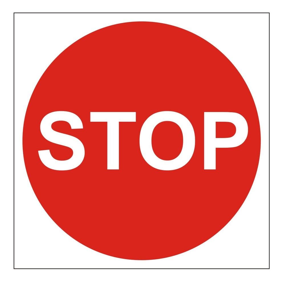 1r - Stop sign