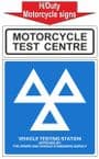 All types of VOSA MoT signs for MoT test Centres