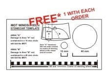 2u - MOT Windscreen Stonechip Template